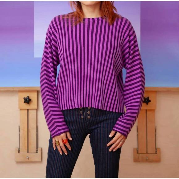 Kerisma | Sweaters | New Kerisma Shima Top In Violet Multi | Poshmark